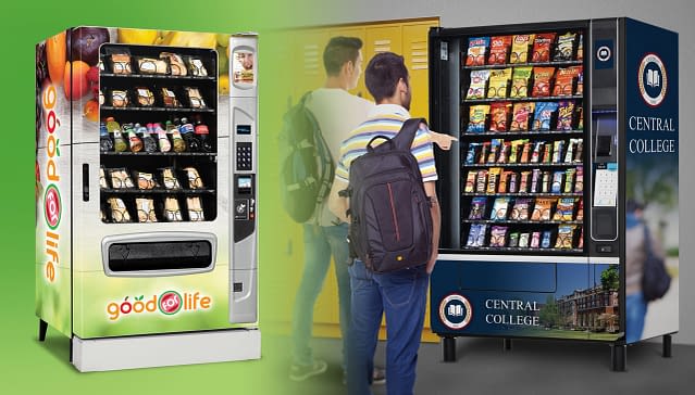USI's Evoke Combo 5 Outdoor Vending Machine