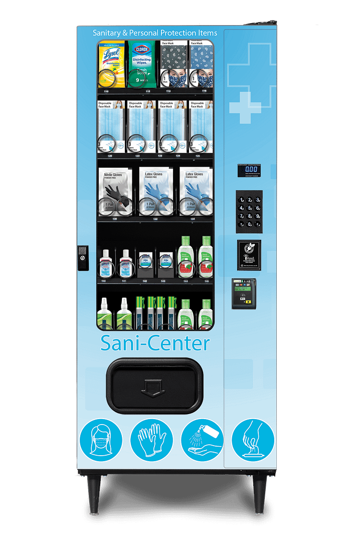 Federal Machine's Sani-Center PPE Vending Machine