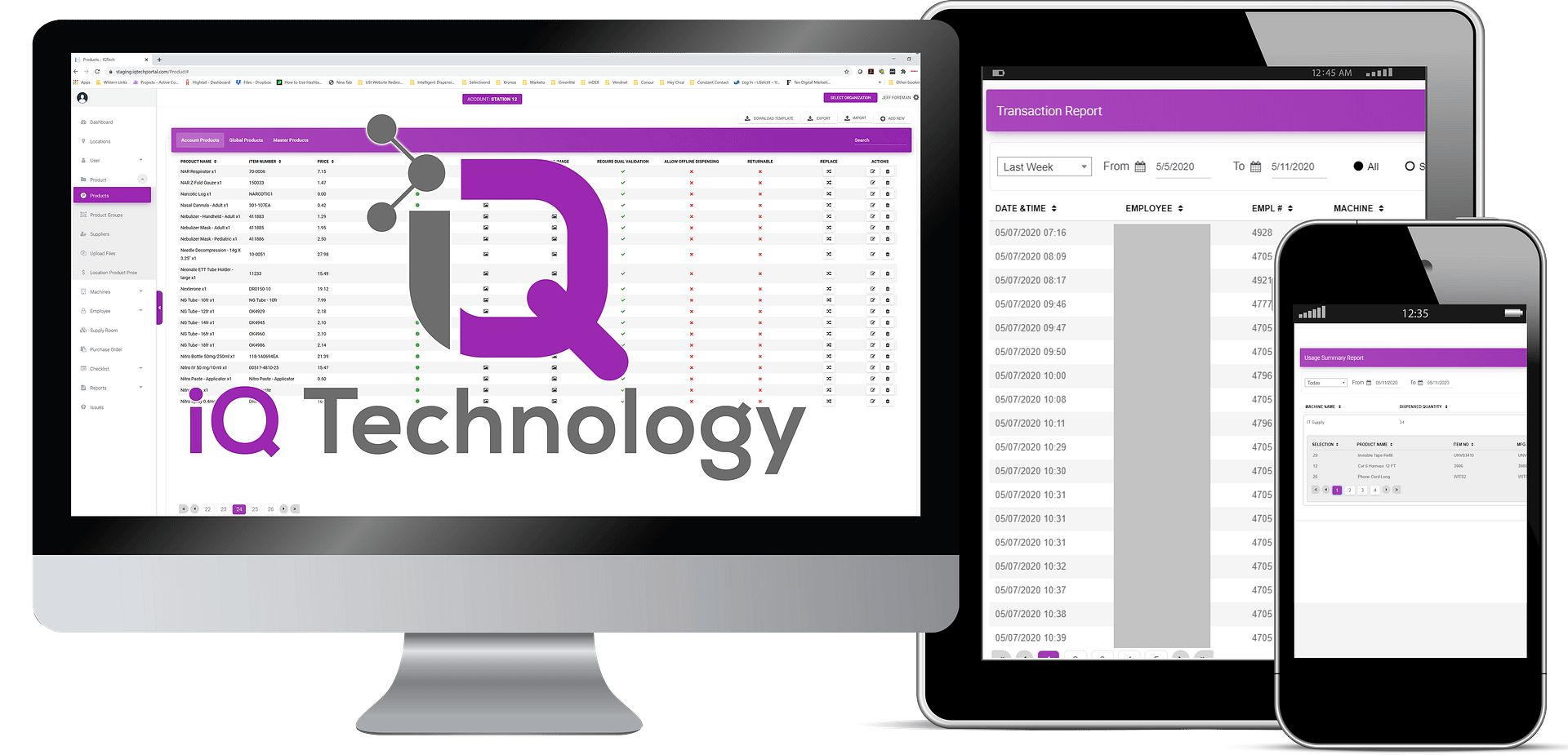 iQ Technology Vending Machine Package for Inventory Control